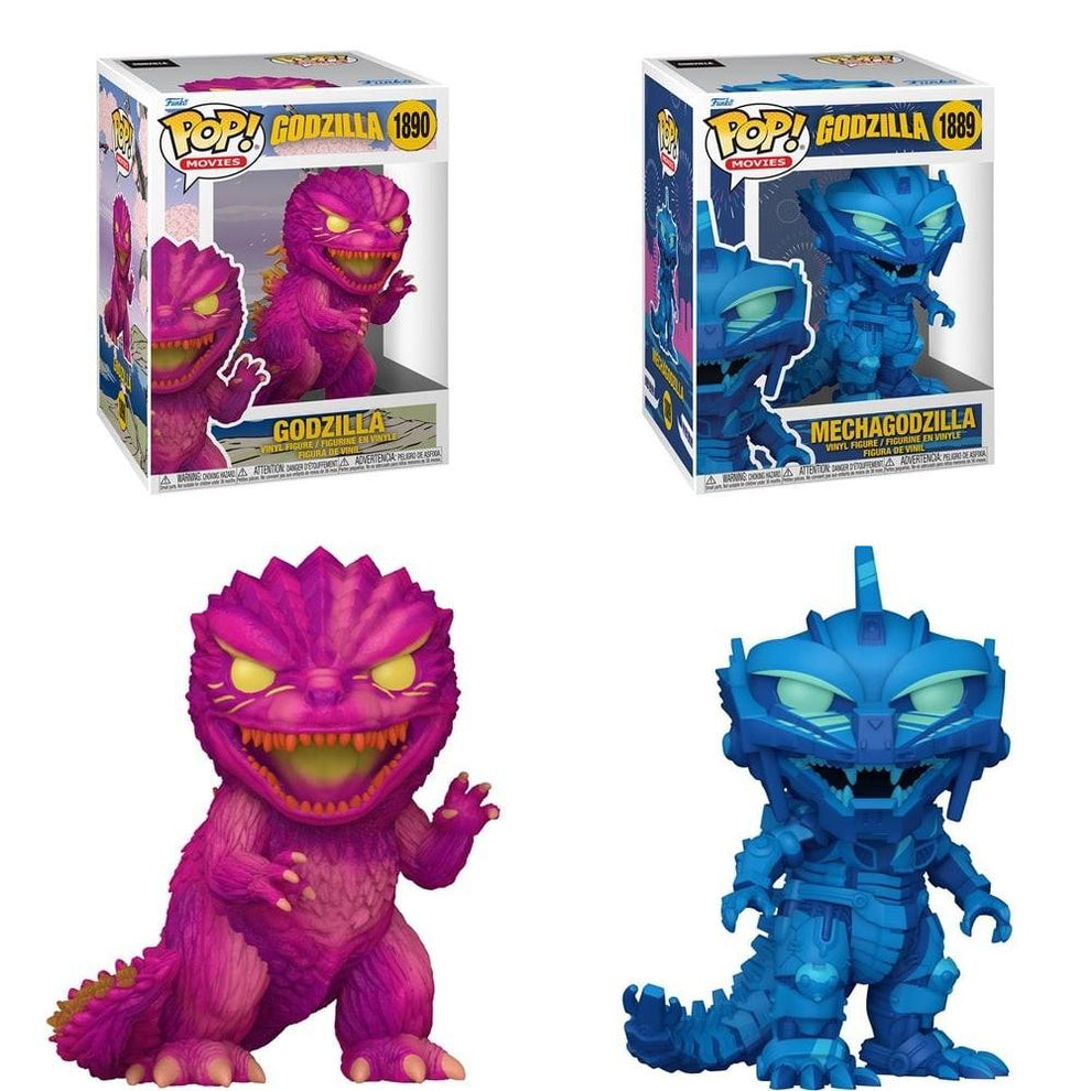 Pre-Order Atomic Duo – Godzilla x Mechagodzilla Premium Funko Pop! Bun – Collector's Crypt